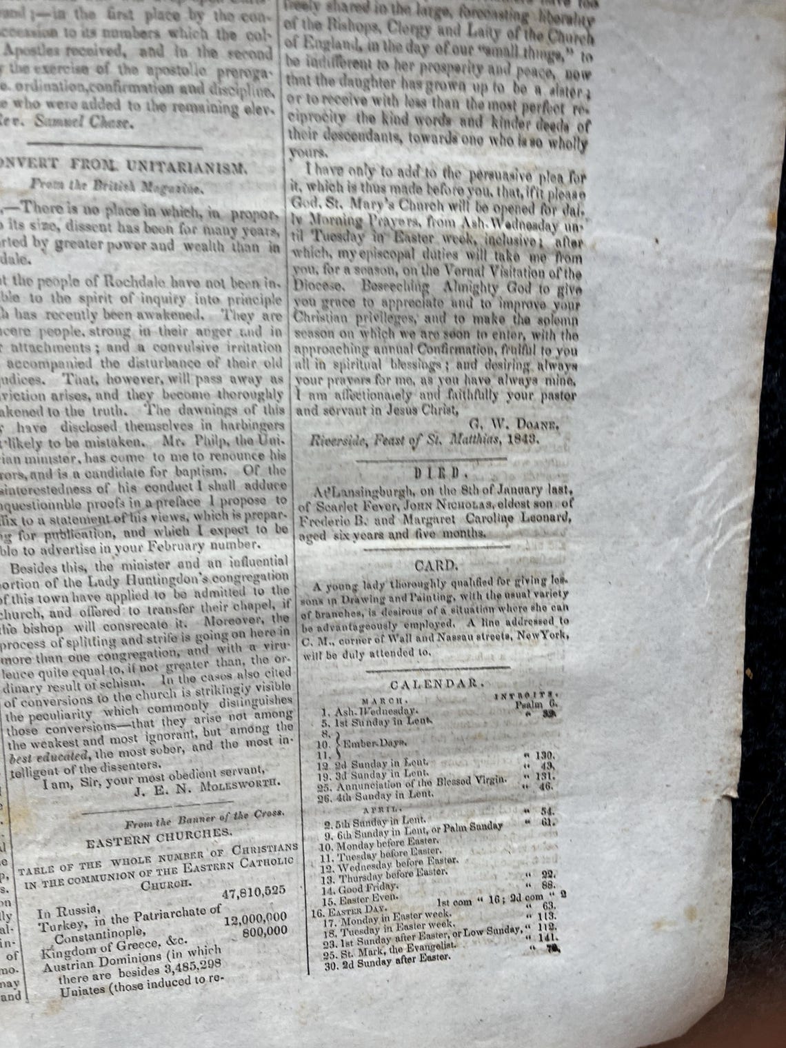 1840s Christian Religious Newspaper: Jesus Prayer, Protestant Decor - Etsy