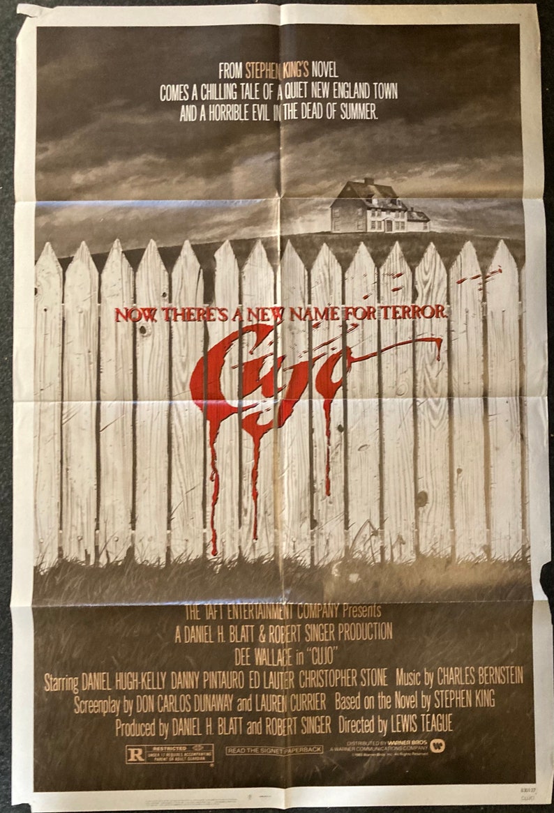 1983 Stephen King Horror Classic Cujo Terrifying Dog - Etsy