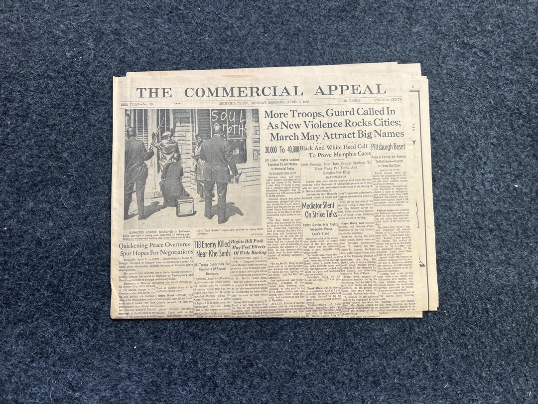 1968 MLK Jr Race Riots, Marches, US History, Civil Rights Black History ...