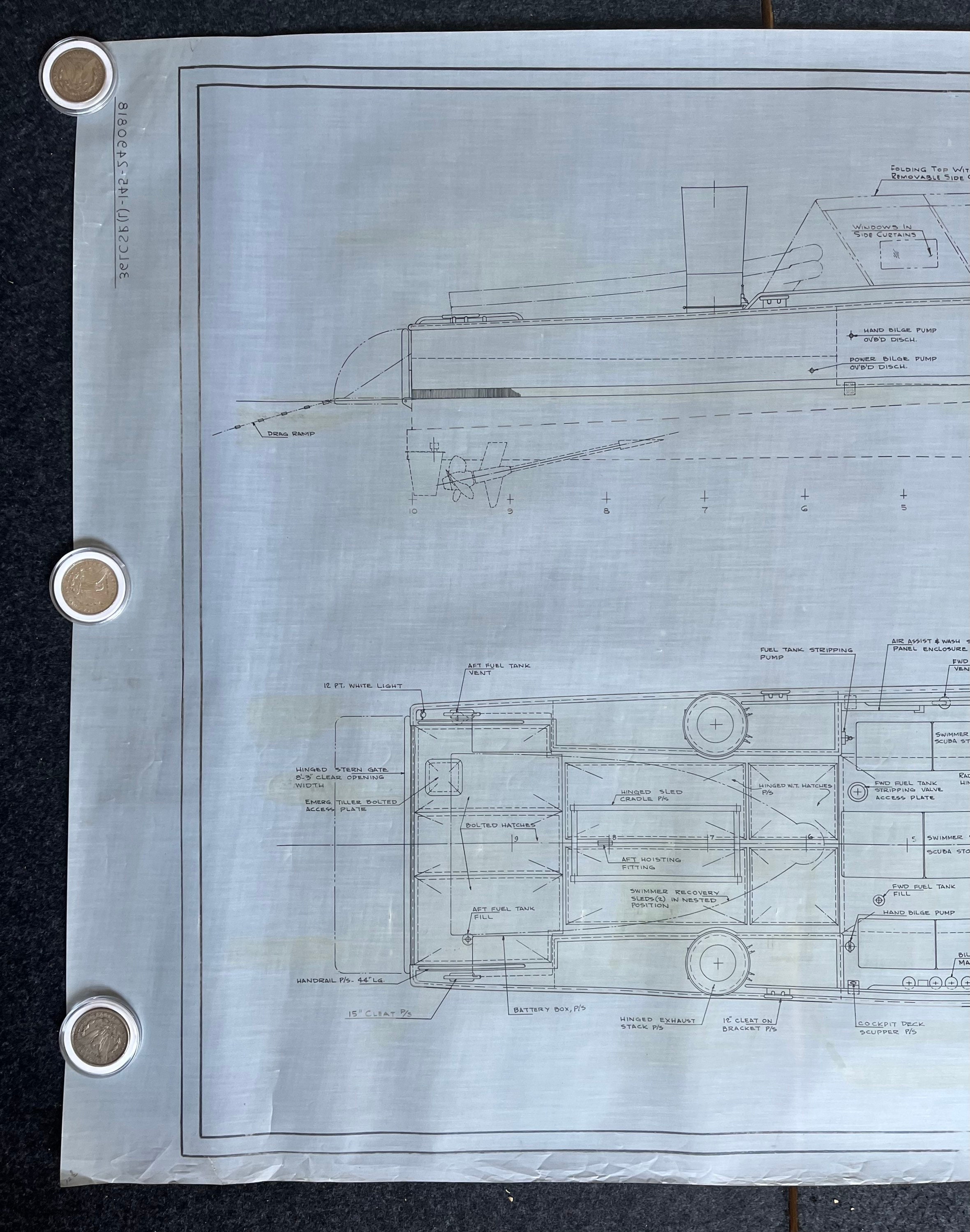 Original US Navy Ship Blueprint LSCR Naval Boat Blueprints - Etsy