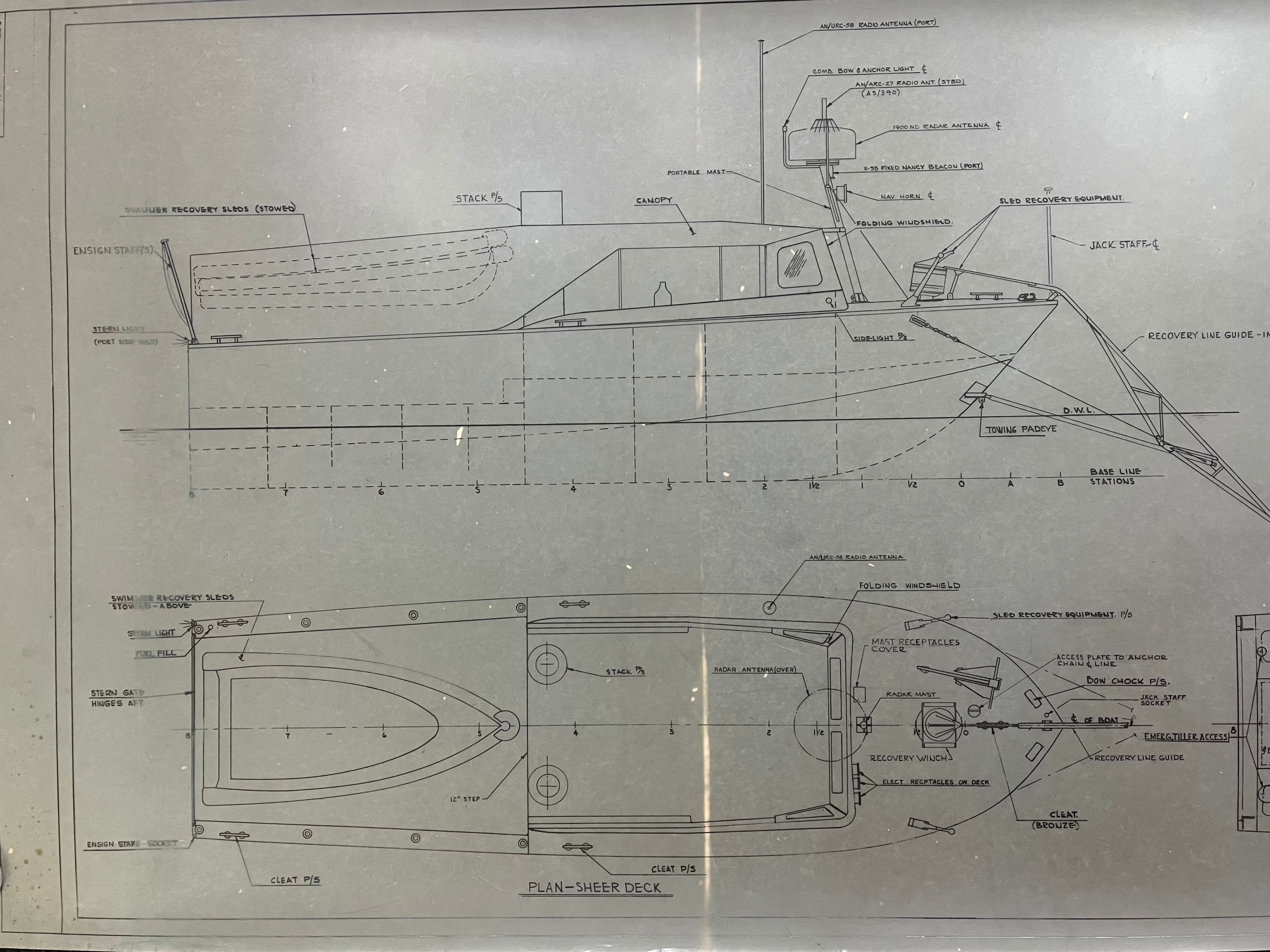 Original US Navy Ship Blueprint LSCR Naval Boat Blueprints - Etsy