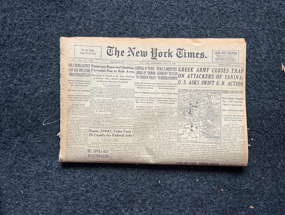1947 Greek Civil War Communist Greece Uprising, Dad Husband Gifts ...