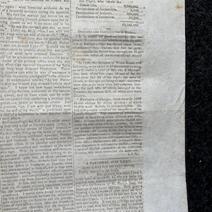 1840s Christian Religious Newspaper: Jesus Prayer, Protestant Decor - Etsy