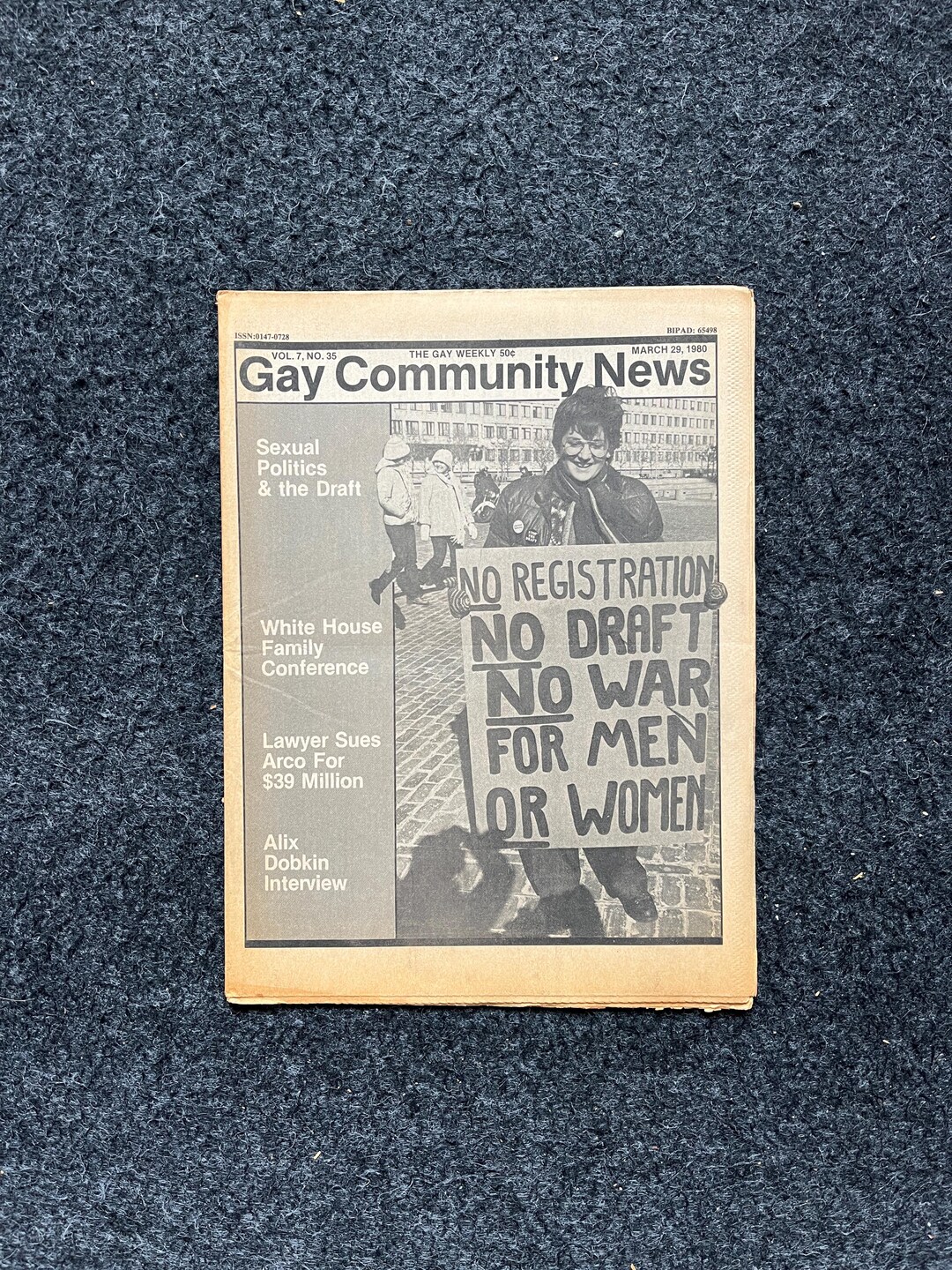 1980s LGBT Newspaper, LGBTQIA Memorabilia, Queer Gifts Artworks ...