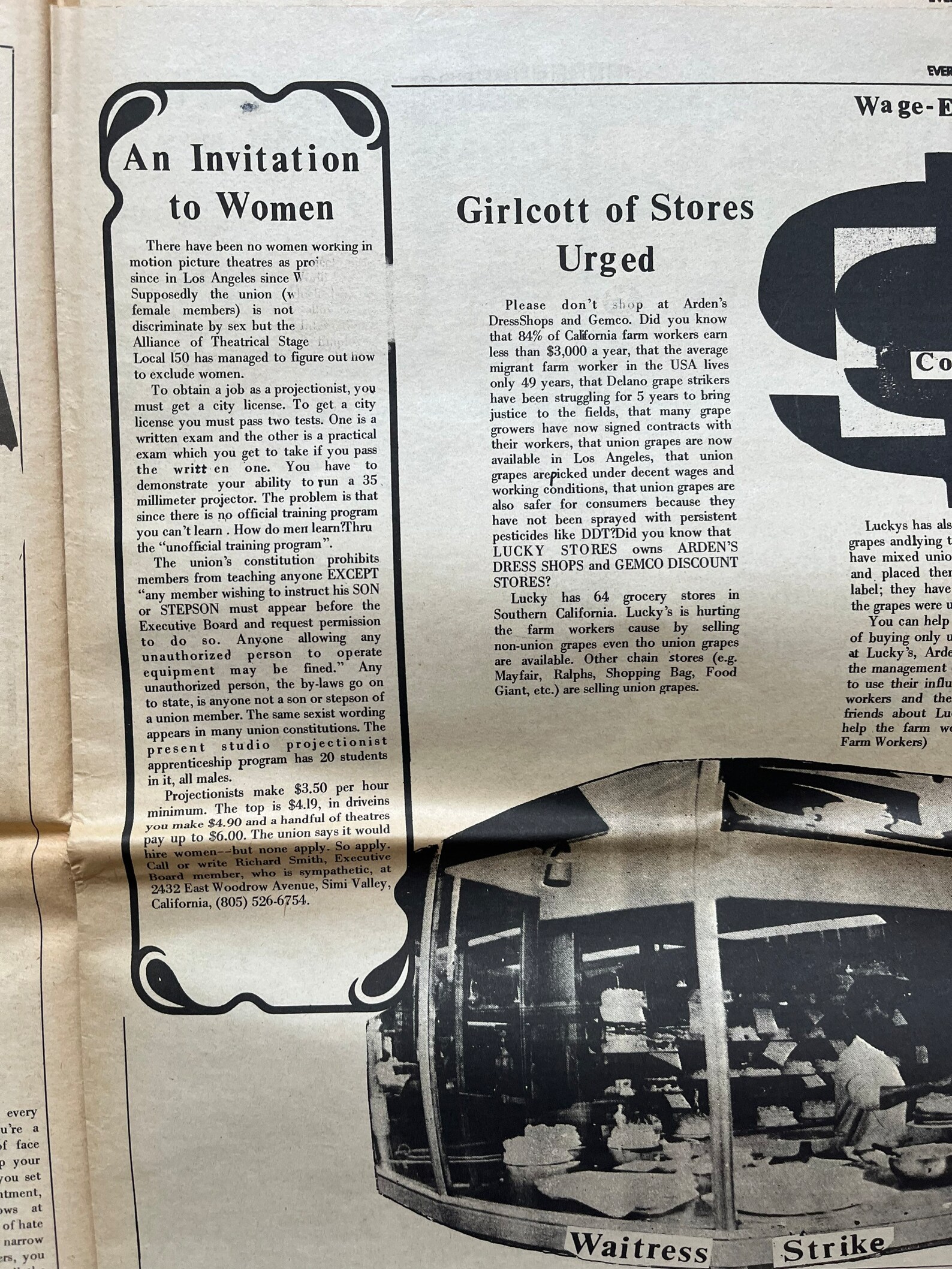 Vintage 1970s Feminist Newspaper, Everywoman 2nd Wave Feminism, LGBTS ...