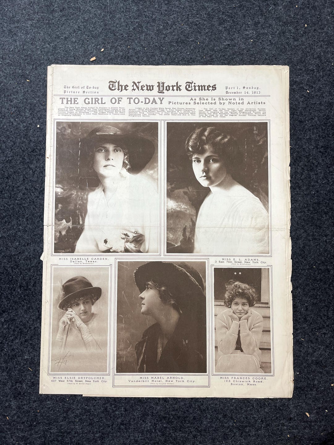 1920s Fashion Newspaper: Roaring 20s Spring Fashion & Art - Vintage Ads ...