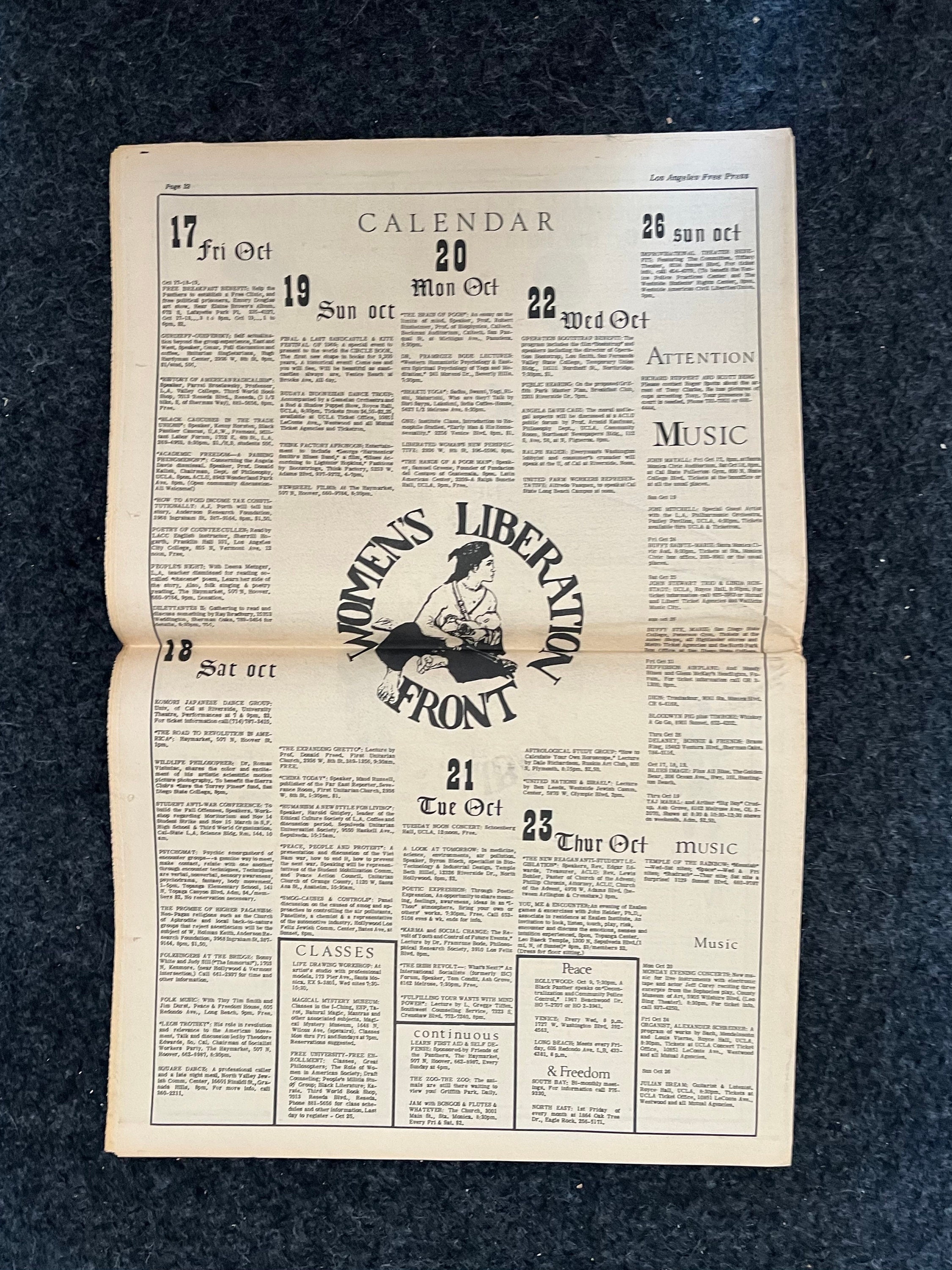 1970s Counterculture LGBT Los Angeles Free Press, Black Panther Party ...