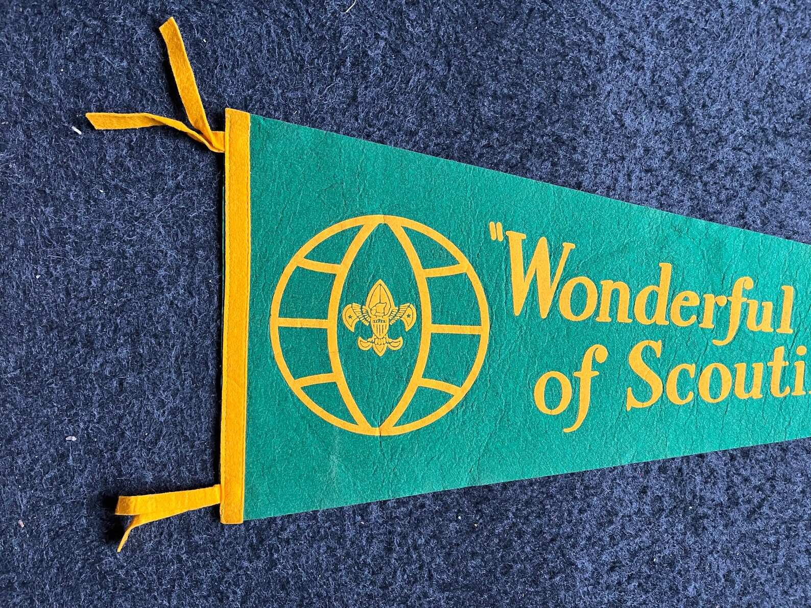 1970s Wonderful World of Scouting Boy Scouts Souvenir Pennant - Etsy