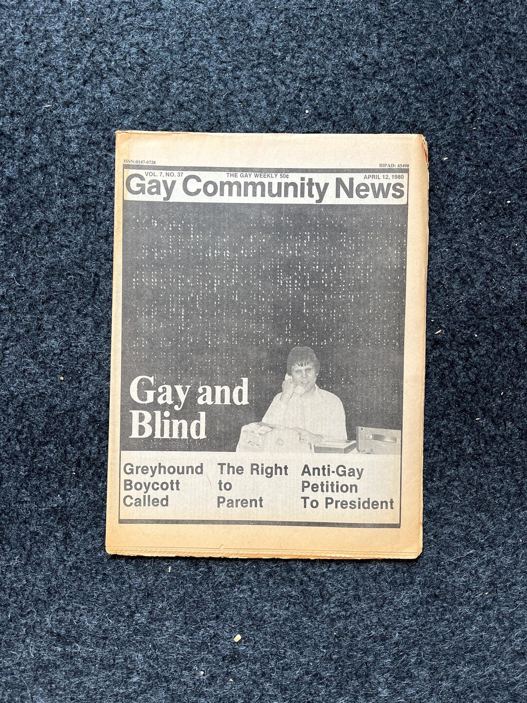 1980s LGBT Newspaper, LGBTQIA Memorabilia, Queer Gifts Artworks ...