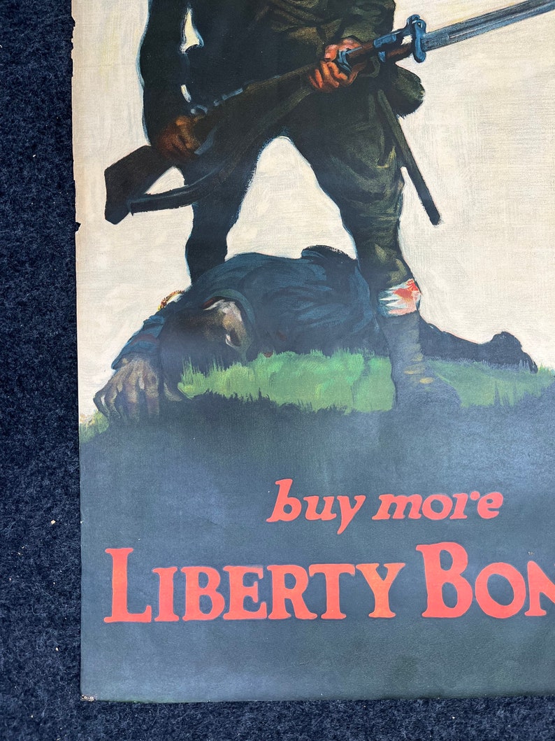 Original WW1 Propaganda Poster Come on 1917 World War 1 - Etsy