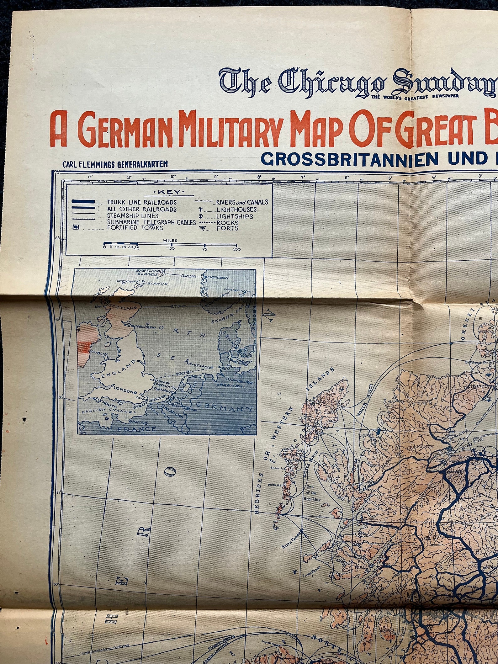 1914 WWI Great Britain Map England Maps Decor World War I Map - Etsy Canada