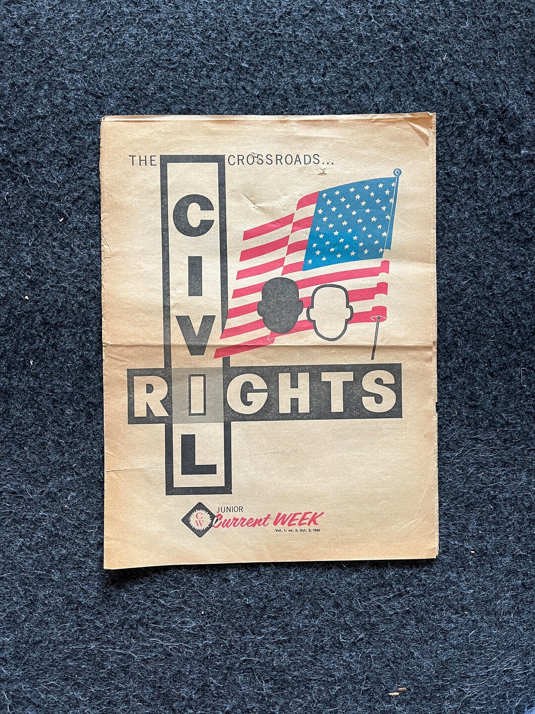 1970s Childrens Cold War Newspaper, Vintage Antique Collectibles ...