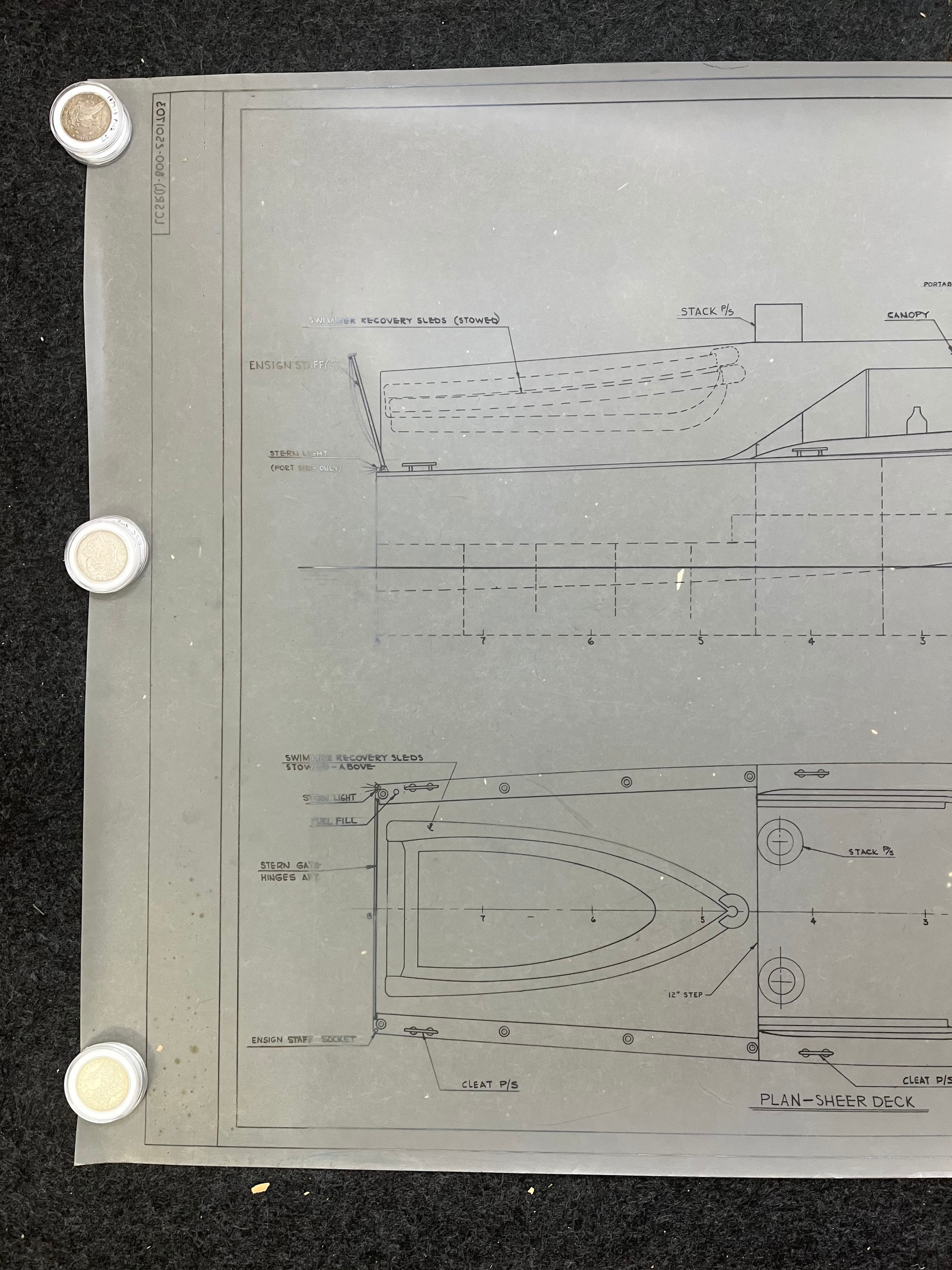 Original US Navy Ship Blueprint LSCR Naval Boat Blueprints - Etsy