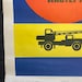 Vintage 1980 Soviet Construction Propaganda Poster Original Communist ...