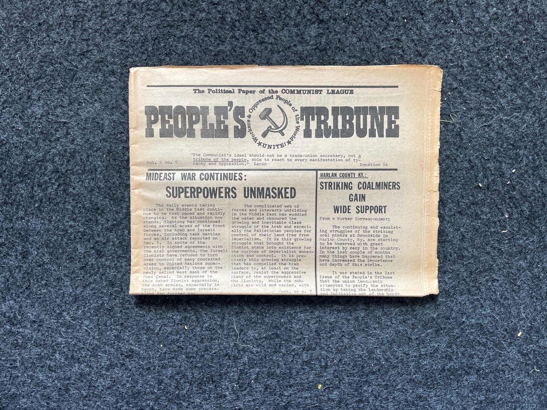 1974 Cold War Plans Exposed Soviet Peace Plan Propaganda Newspaper ...