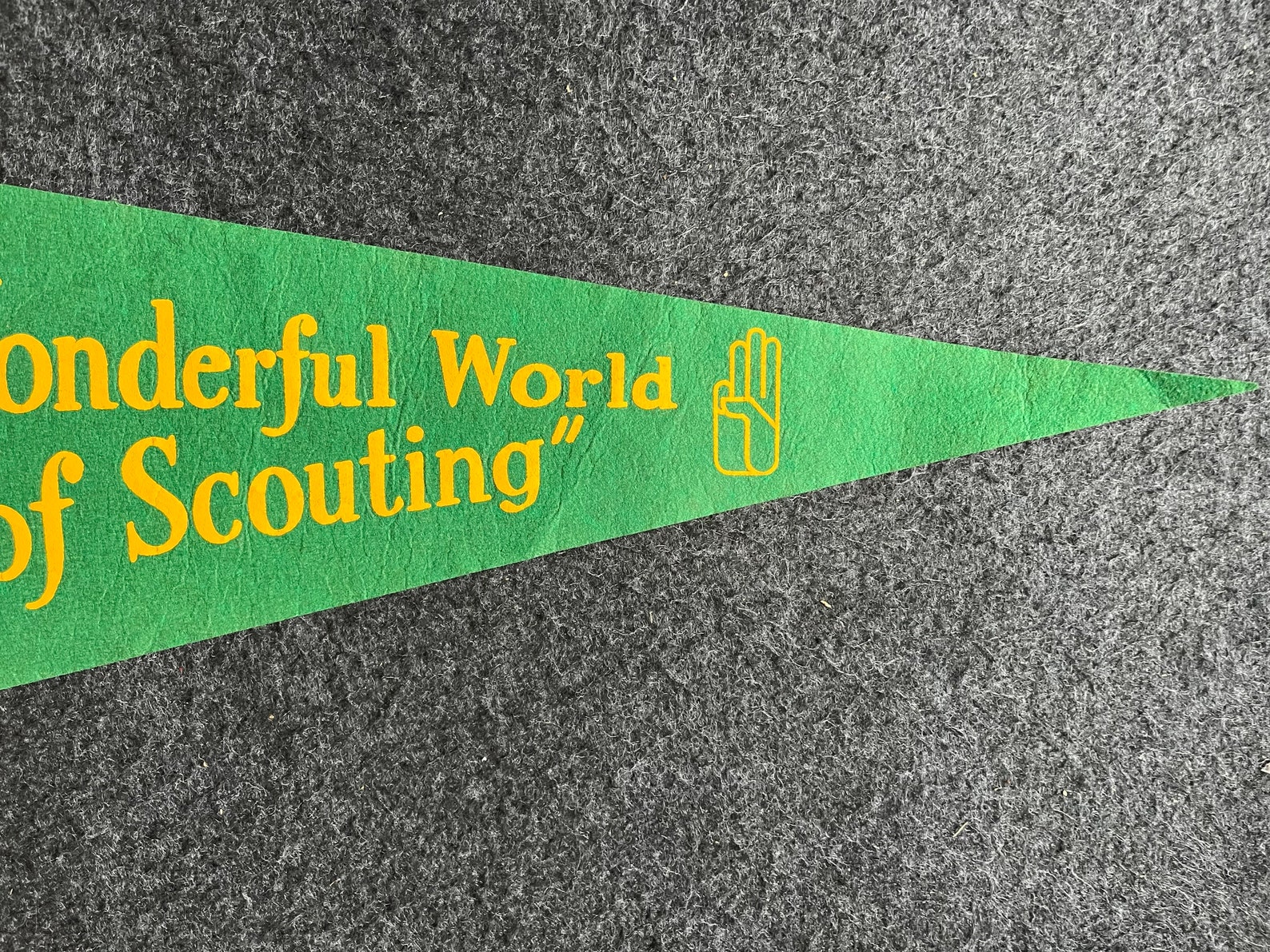 1970s Wonderful World of Scouting Boy Scouts Souvenir Pennant - Etsy