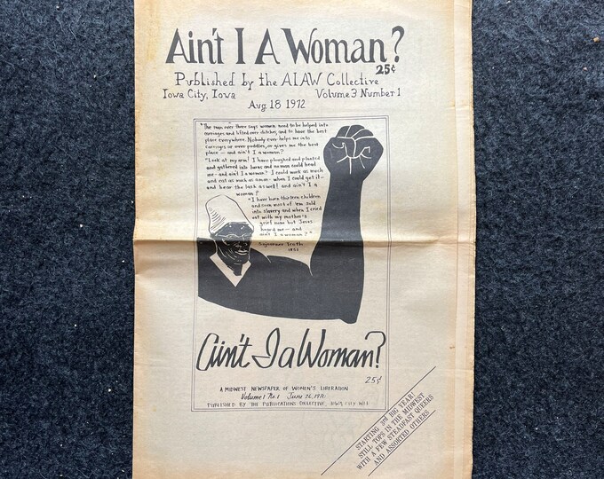 Vintage 1970s Feminist Newspaper Everywoman 2nd Wave Feminism Lgbtc