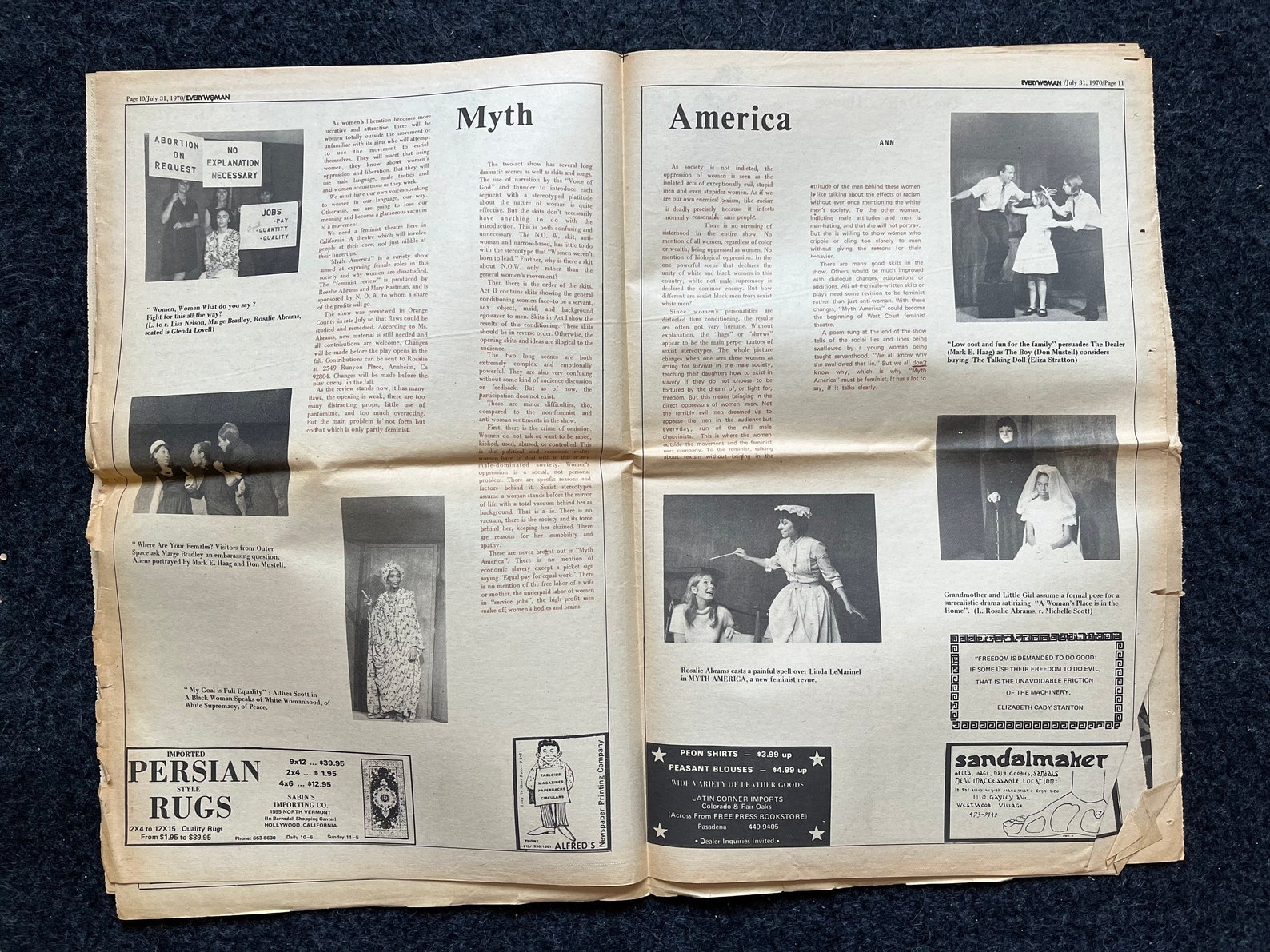 Vintage 1970s Feminist Newspaper, Everywoman 2nd Wave Feminism, LGBTS ...