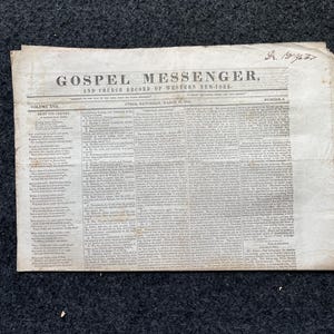 1840s Christian Religious Newspaper: Jesus Prayer, Protestant Decor - Etsy