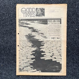 1969 San Francisco Leftist Newspaper Vintage Ephemera Gifts, Vintage ...