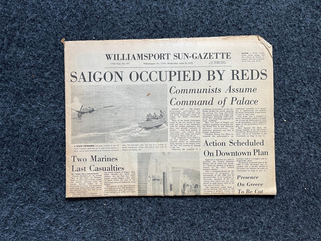 1975 Fall of Saigon Vietnam War, US Military Decorations Gifts ...
