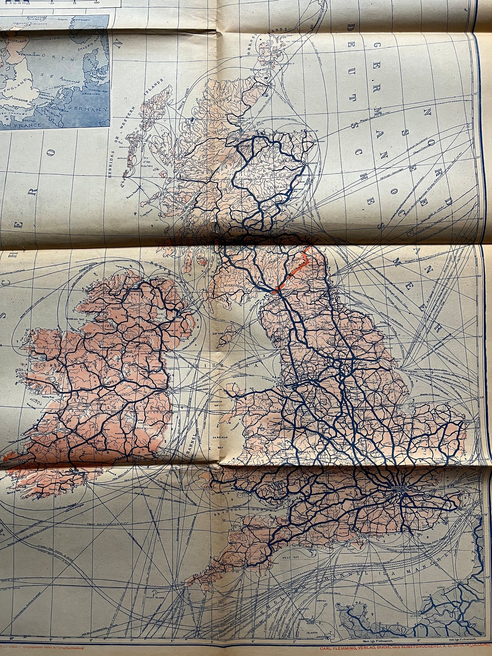 1914 WWI Great Britain Map England Maps Decor World War I Map - Etsy Canada