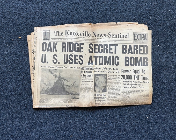 WW2 1945 Atomic Bombing of Hiroshima - World War 2 Memorabilia, WW2 ...