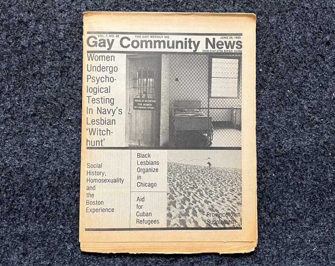 Vintage US Navy Lesbian 1980s LGBT Newspaper, LGBTQIA Memorabilia ...