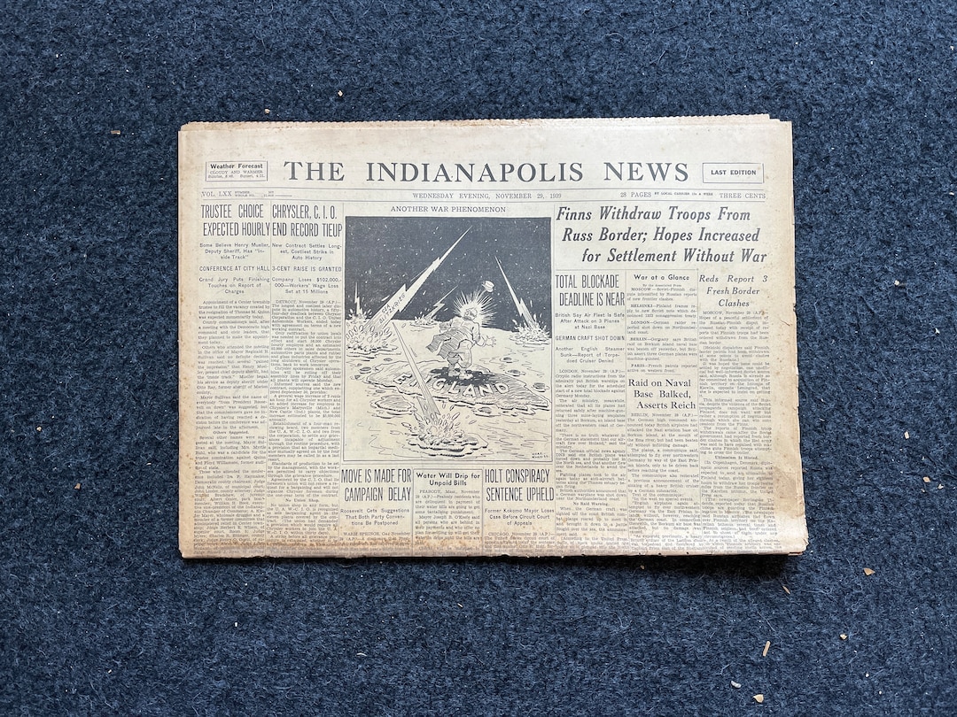 Best of the Rest - Early WW2 European Theatre Newspaper - Original ...