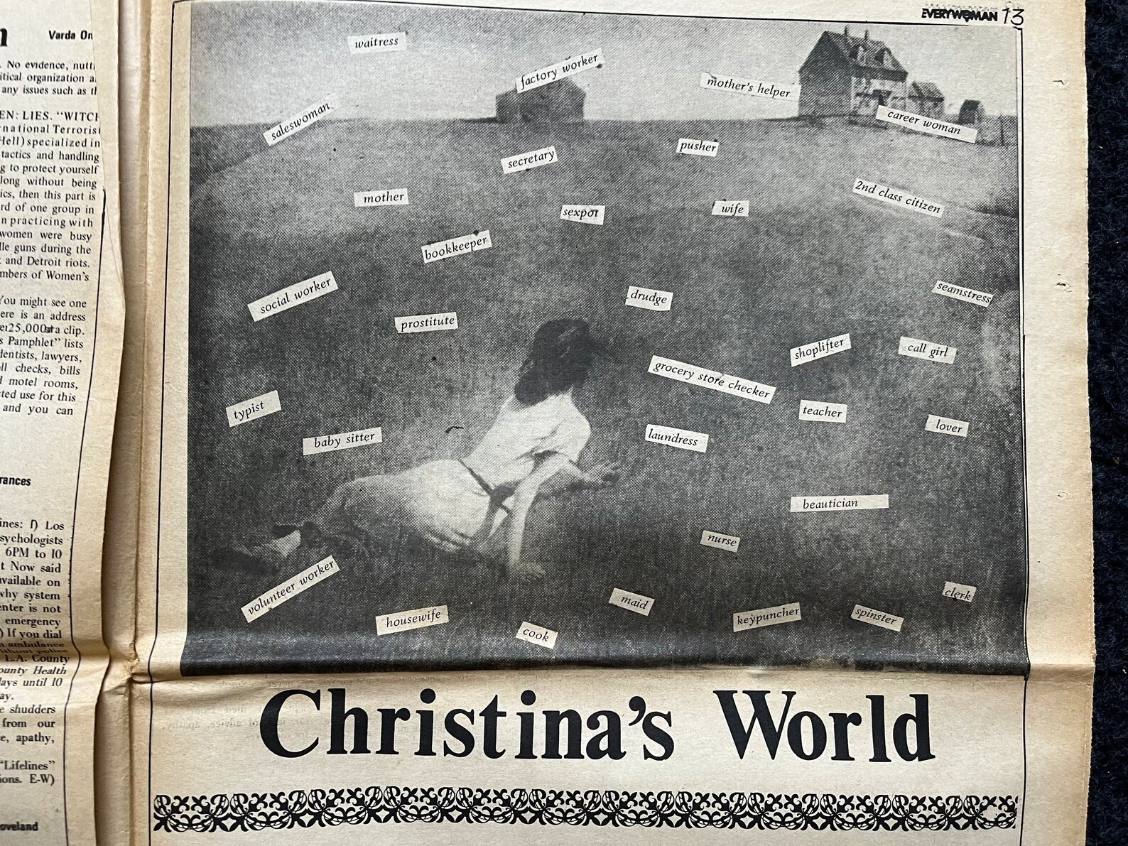 Vintage 1970s Feminist Newspaper, Everywoman 2nd Wave Feminism, LGBTR ...
