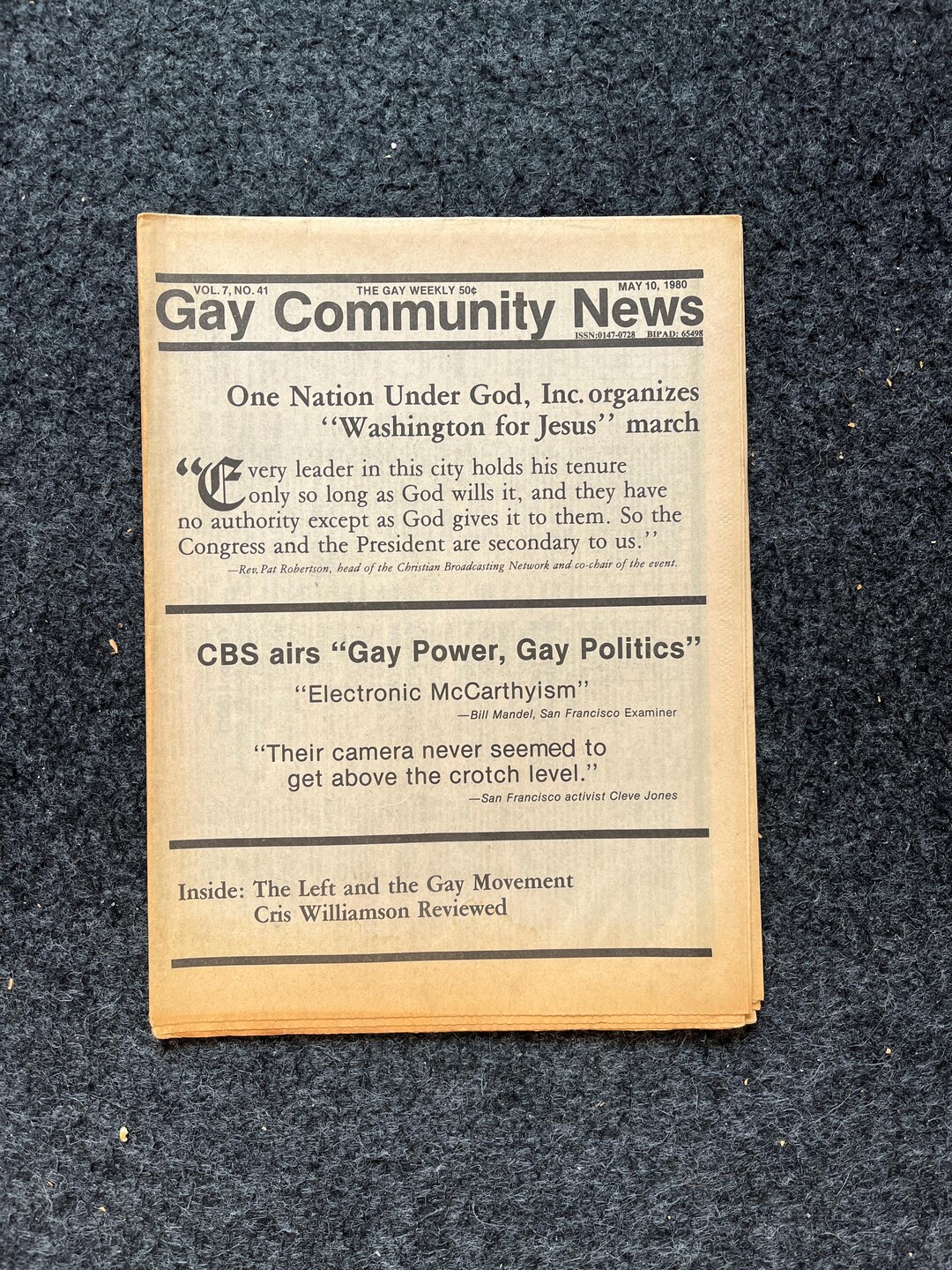 1980s LGBT Christian Newspaper, LGBTQIA Memorabilia, Queer Gifts ...