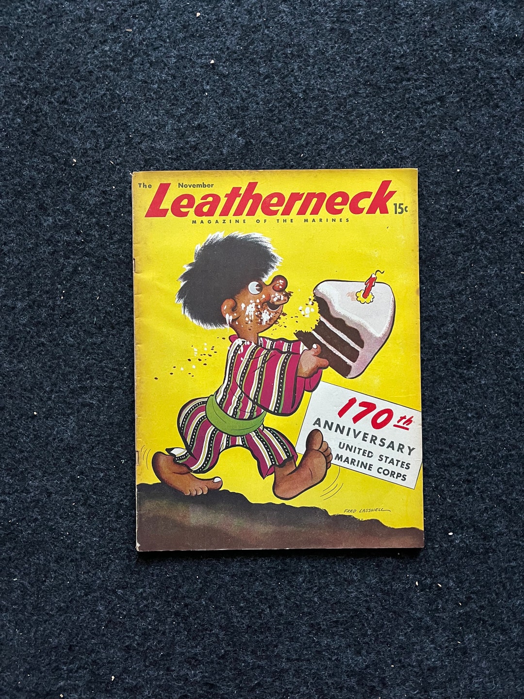 WW2 Marine Leatherneck Complete Magazine, Marine Wall Decor Vintage Ads ...