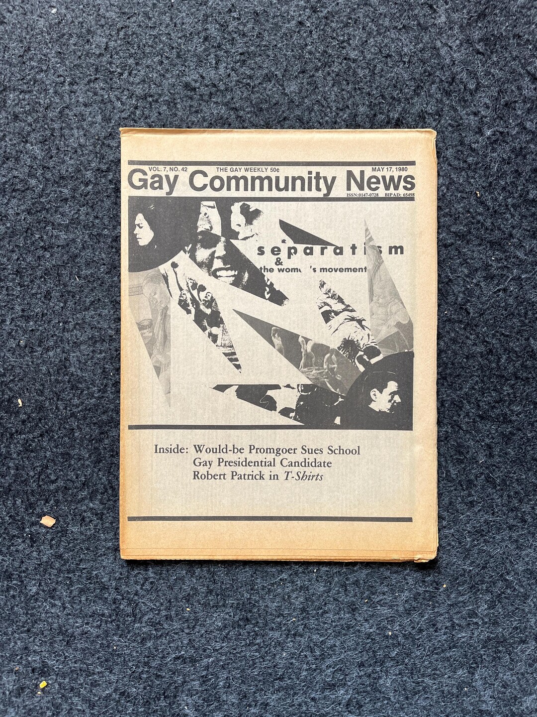 1980s LGBT Newspaper, LGBTQIA Memorabilia, Queer Gifts Artworks ...