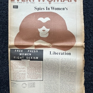 Vintage 1970s Feminist Newspaper, Everywoman 2nd Wave Feminism, LGBTS ...