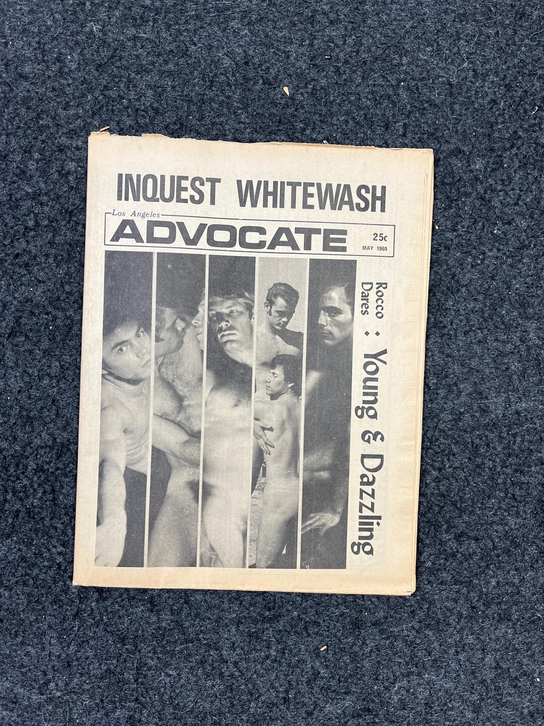 Vintage 1969 Gay Advocate LGBT Newspaper, LGBTQIA Memorabilia, Queer ...
