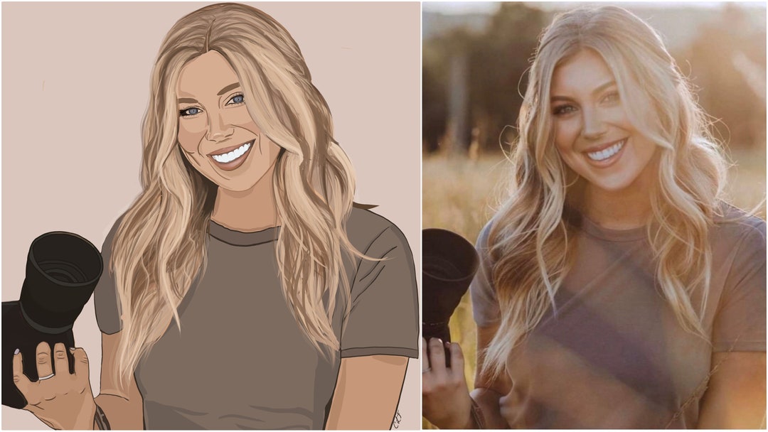Custom Digital Illustration/portrait Illustration - Etsy