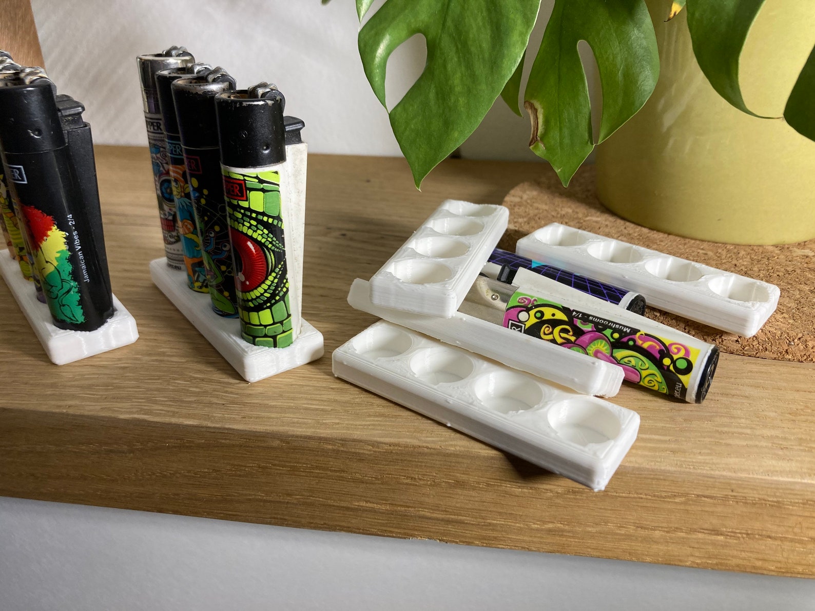 Clipper Lighters Stand, 3D Printed Clipper Lighters Display Stand, 4 ...