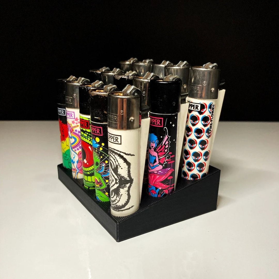3D Print Clipper Lighter Collection Stand to Organize and Display ...