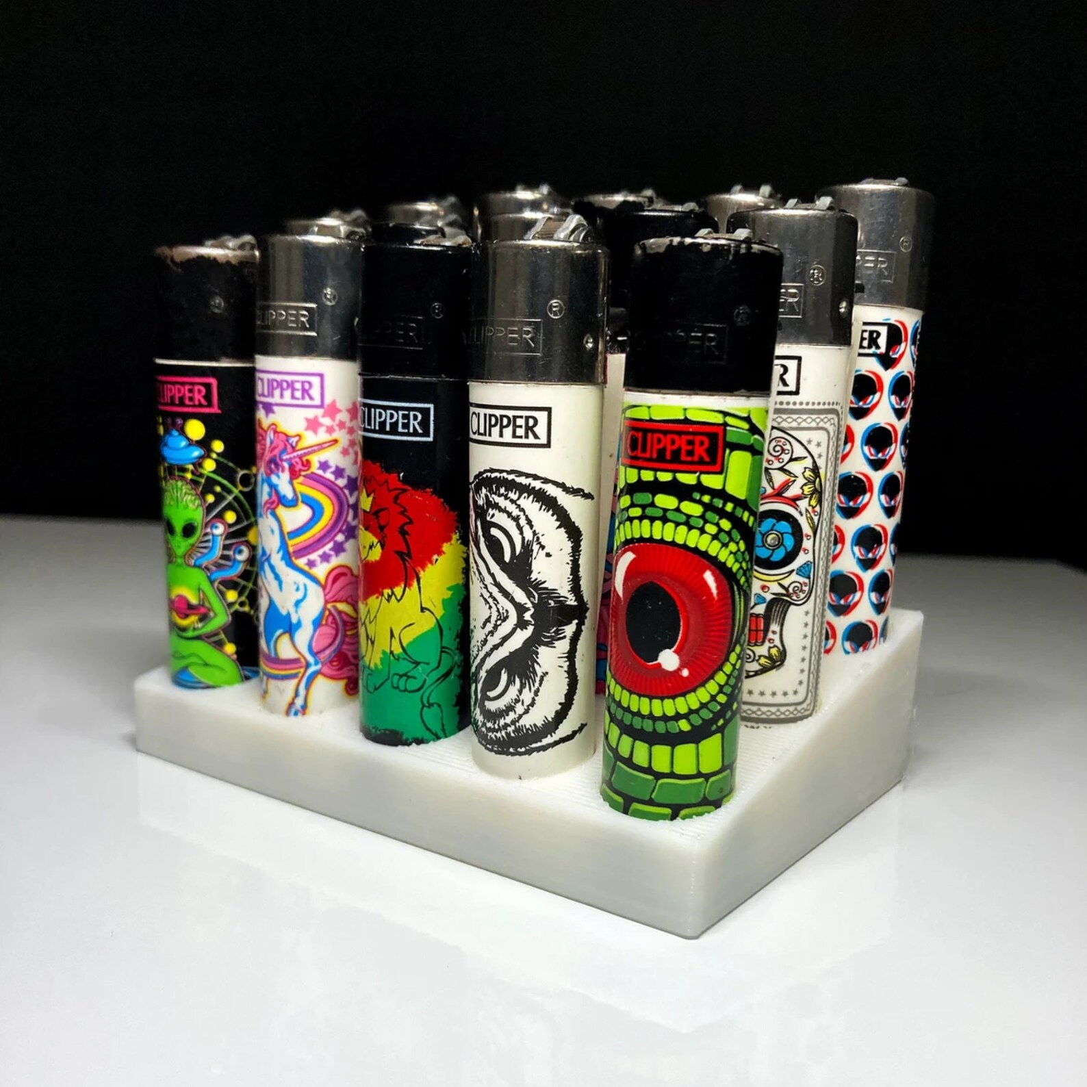 3D Print Clipper Lighter Collection Stand to Organize and Display ...