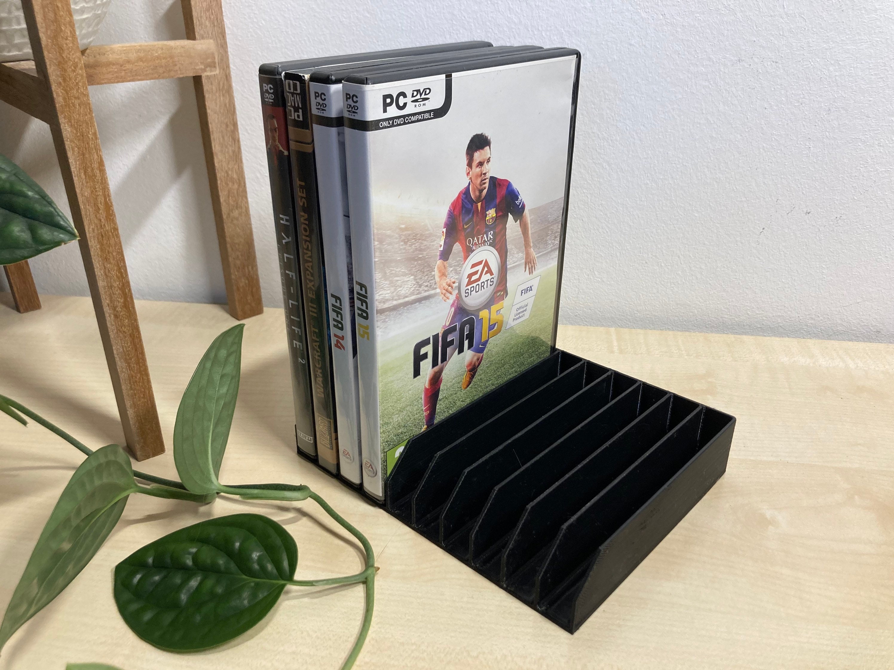 CD DVD Display Rack for Playstation / PC Game Disc Collection | Storage ...