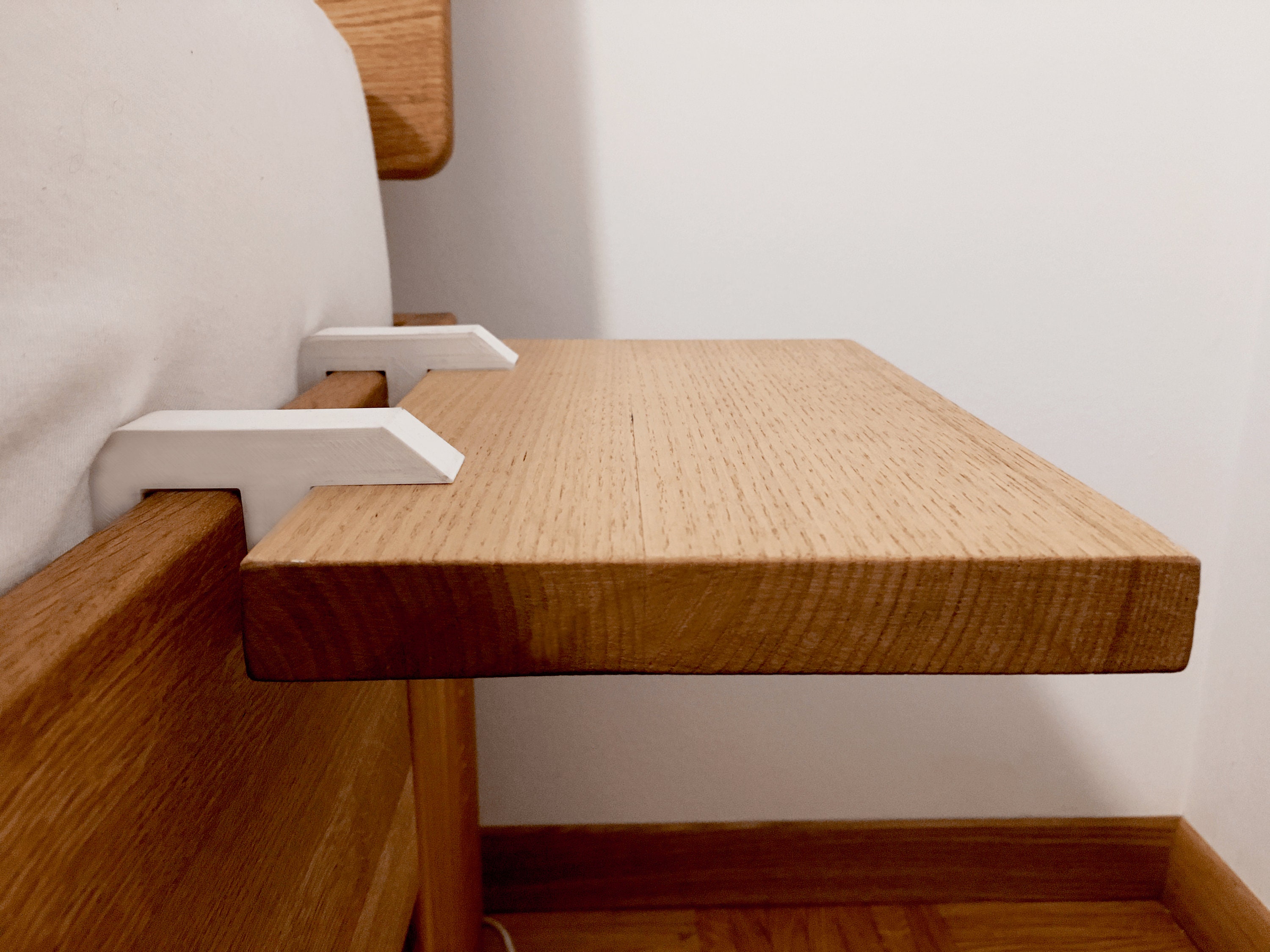 Bedside Shelf for Dorm, Bunk, and Loft Beds | Hook On, Hanging Bed Side ...