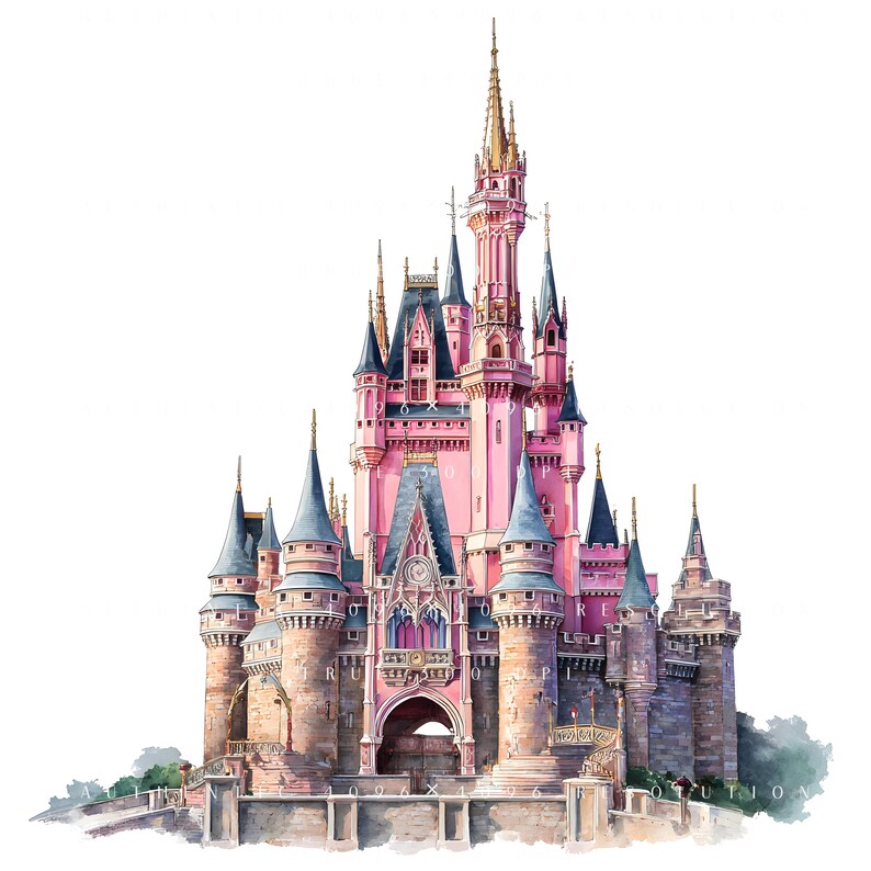 20 Storybook Palace Clipart, Princess Castle Artwork, Whimsical Kingdom ...