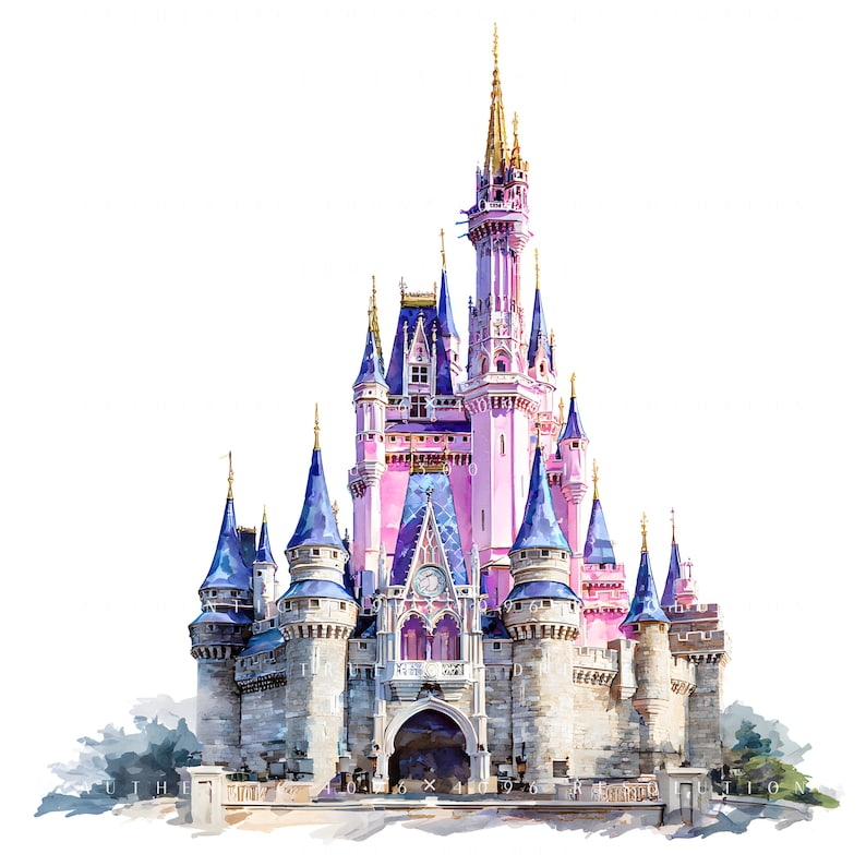 20 Storybook Palace Clipart, Princess Castle Artwork, Whimsical Kingdom ...