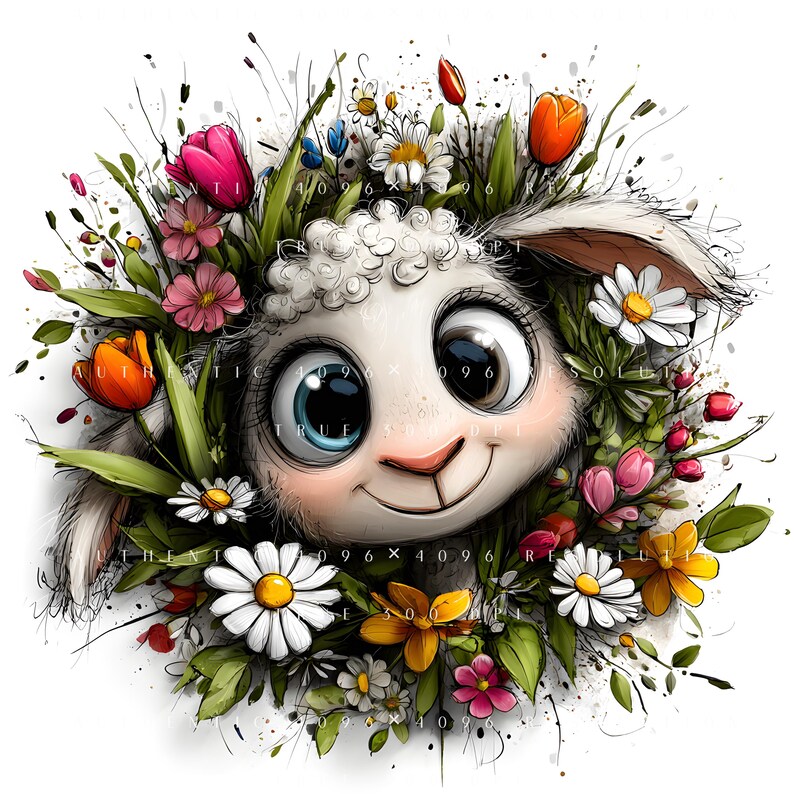 18 Whimsical Easter Wreath Clipart, Spring Floral Frame With Eggs ...
