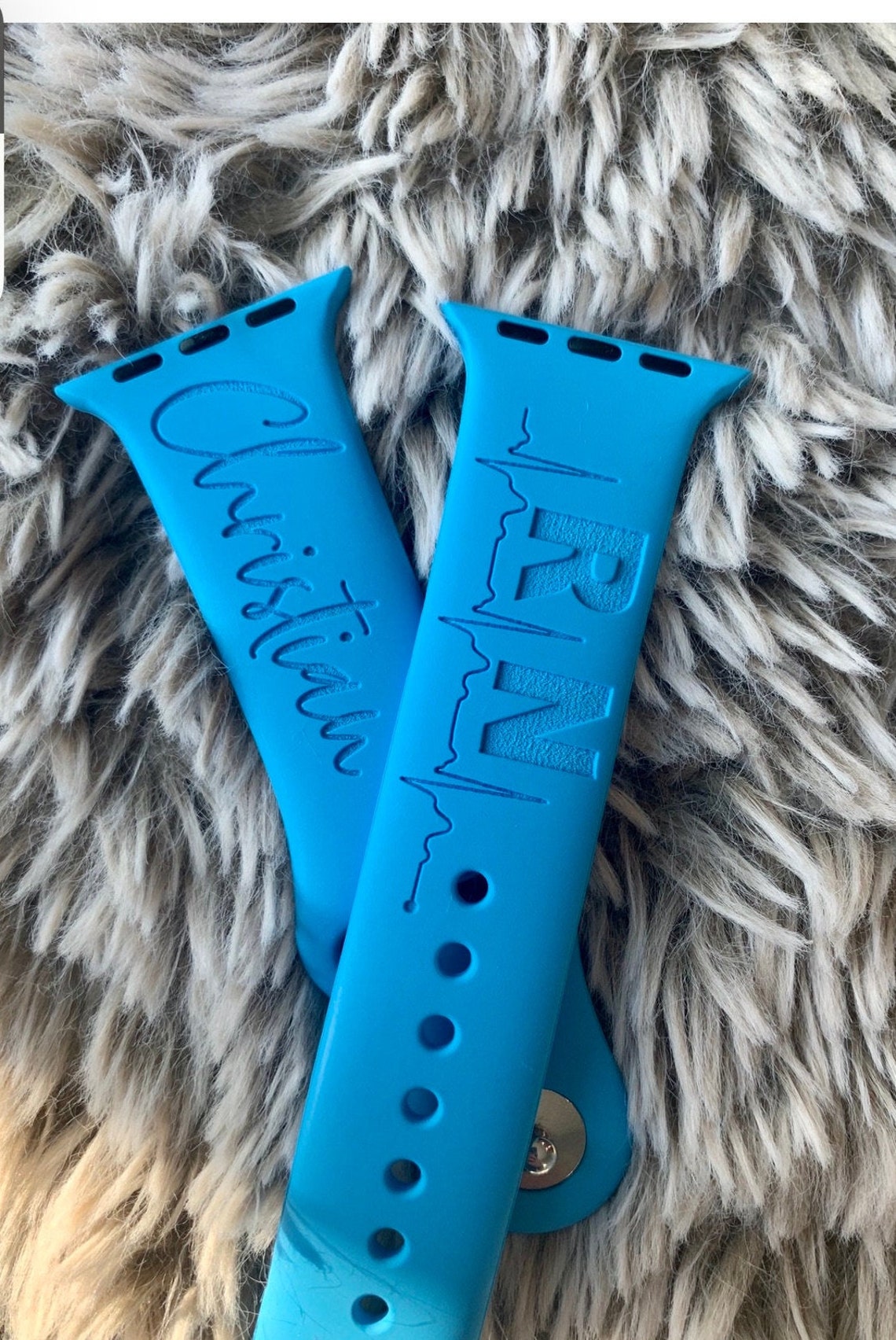 RN Engraved Watch Band Personalized Registered Nurse ICU Nurse | Etsy