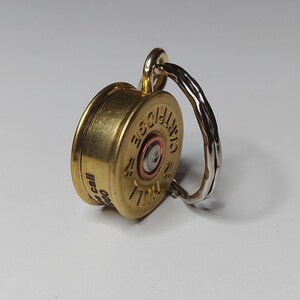 Personalised Shotgun Brass Cartridge Key Ring Chain Keyring Keychain ...