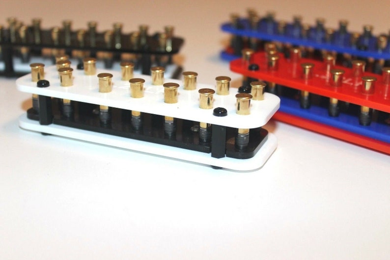 Rimfire .22LR Competition Target Ammo Stand Block Holder X15 Rounds ...