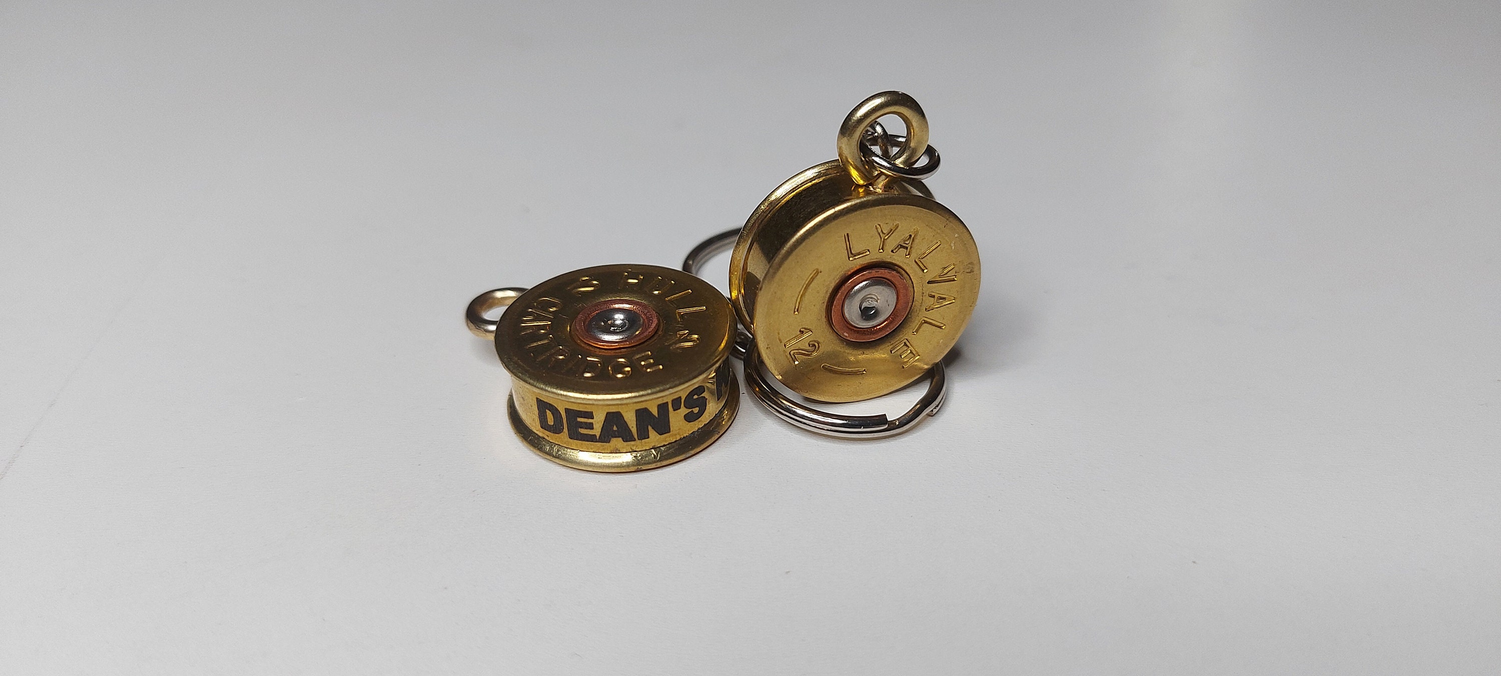 Personalised Shotgun Brass Cartridge Key Ring Chain Keyring Keychain ...