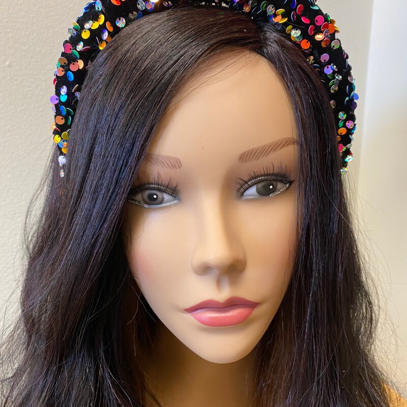 Sequin Headband - Etsy