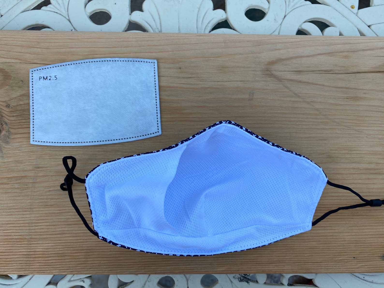 Face Mask With Filter USA 2 Layers Nose Wire Filter - Etsy